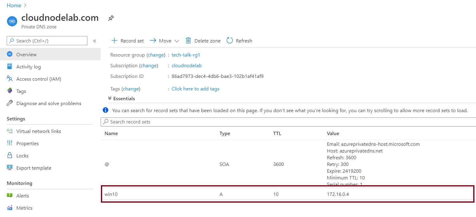 Configuring Azure DNS for Public and Private Zones Configuring Azure DNS for Public and Private Zones