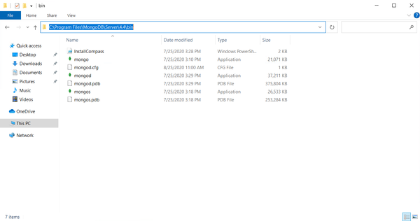 Installing the MongoDB Shell on Windows